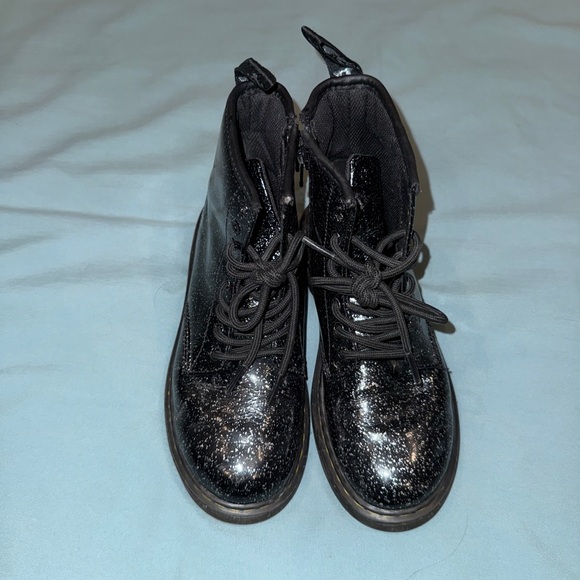 Dr. Martens | Shoes | Dr Martens 46 Lace Up Boots Black Cosmic Glitter ...